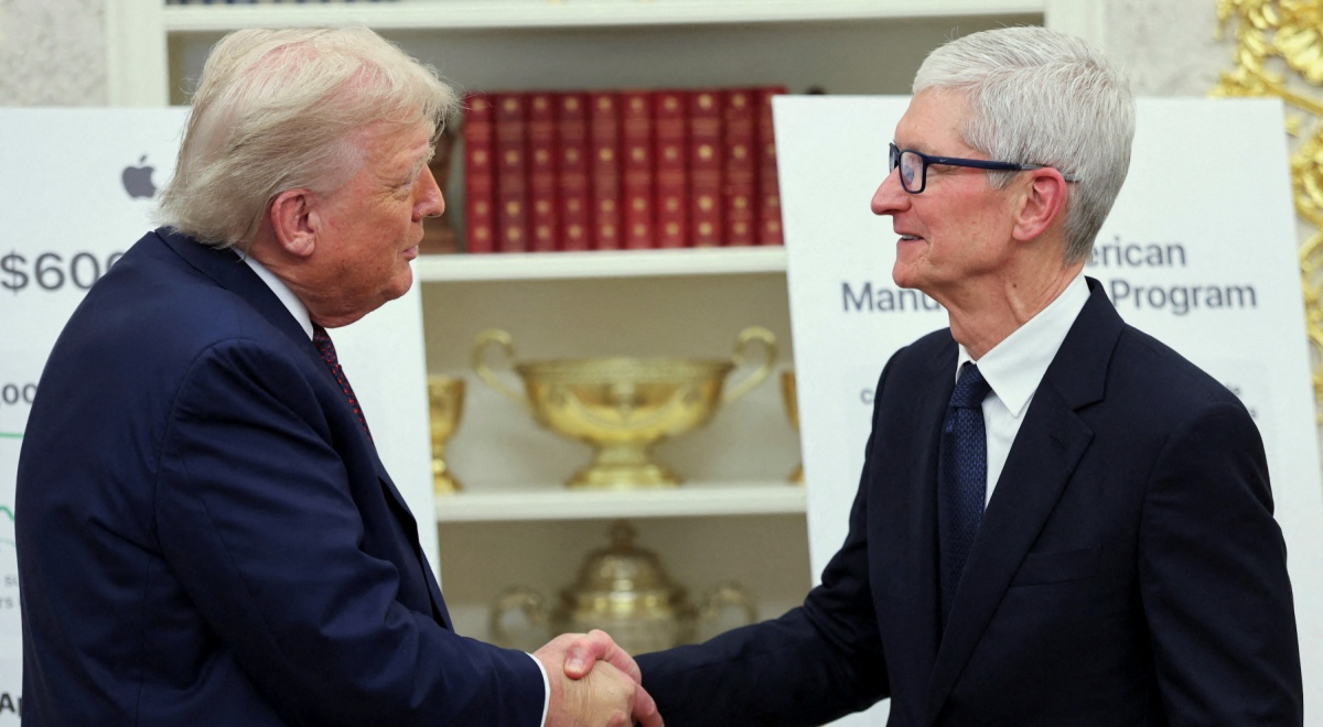 Apple pledges $600B for US manufacturing, avoiding Trump’s 100% ...