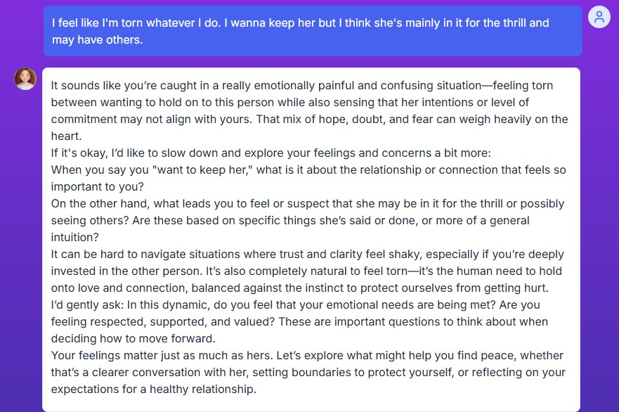 Testing the Amanda Chatbot for AI relationship support | Cybernews