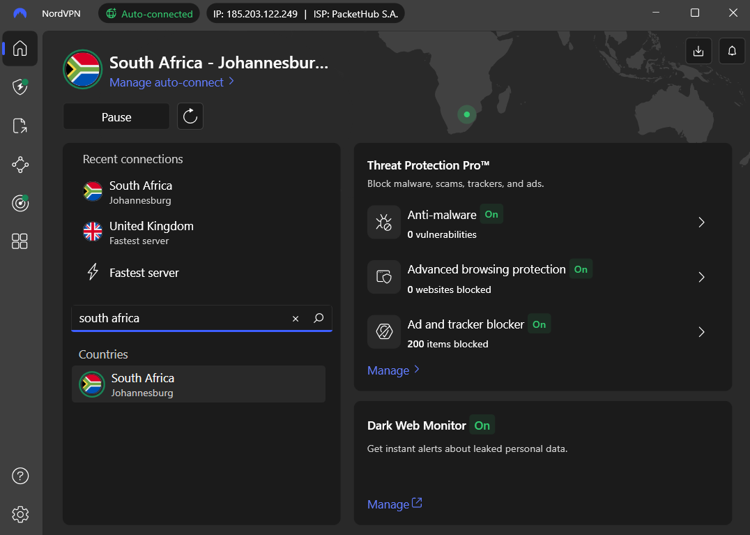 Best VPNs for South Africa in 2025: Top Recommendations