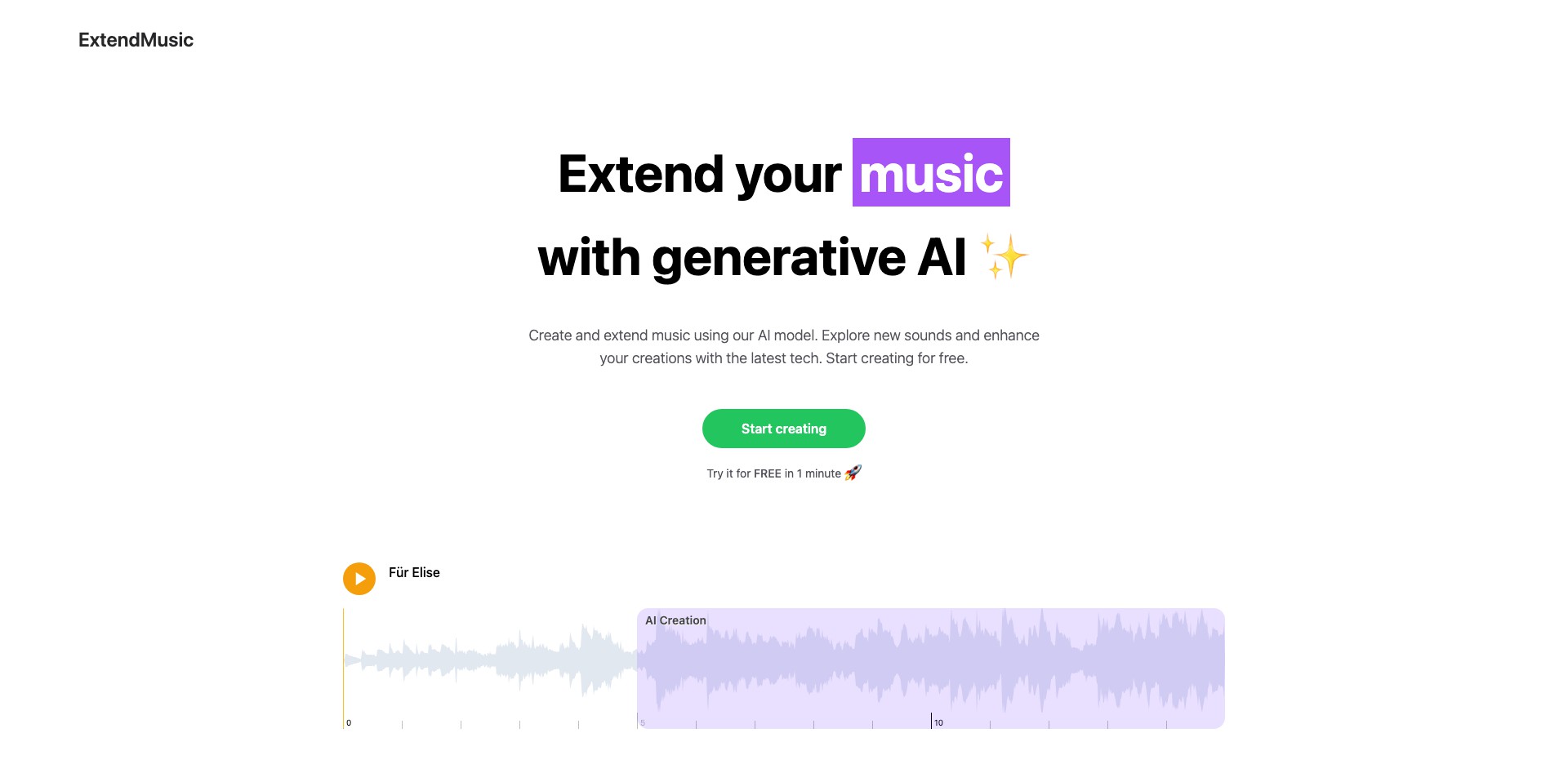 Extend music - Key features, use cases, pricing, alternatives