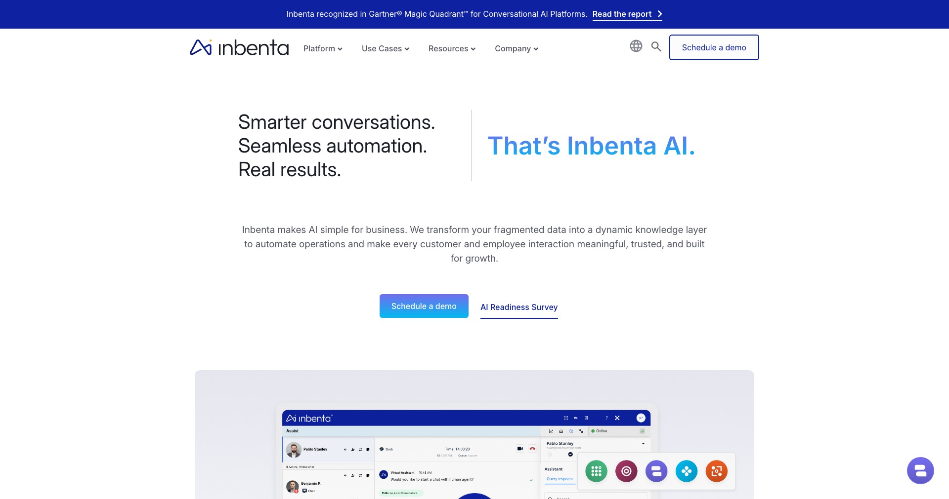 Inbenta - Key features, use cases, pricing, alternatives
