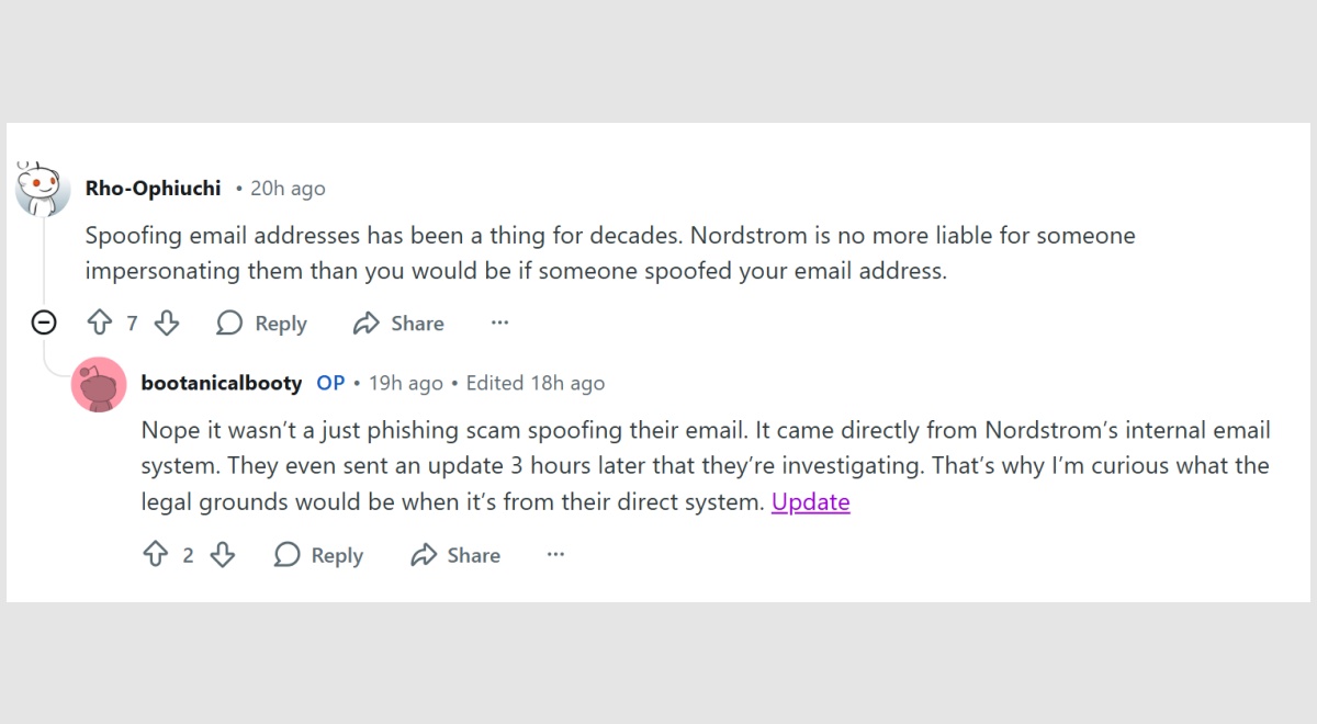 Nordstrom email hack fuels crypto phishing scam | Cybernews