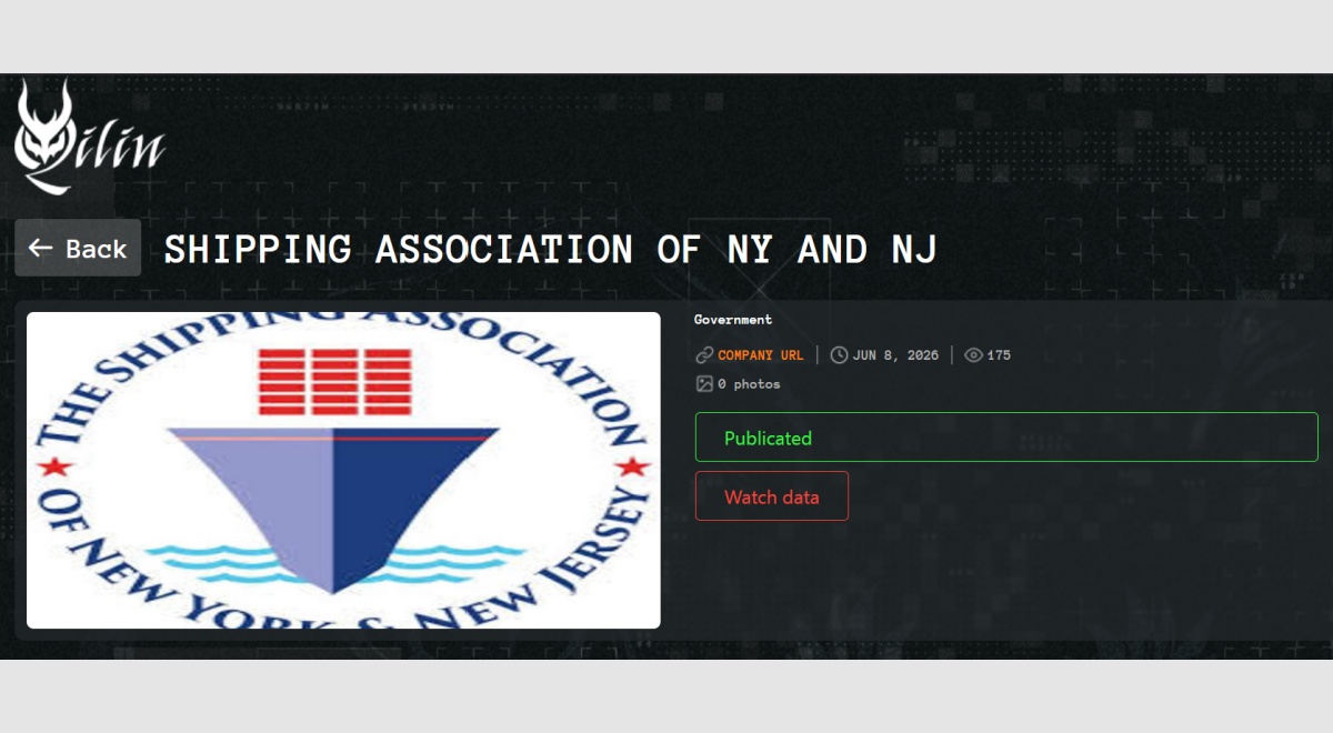 Qilin claims hack of NY/NJ Shipping Association Qilin ransomware claims ...
