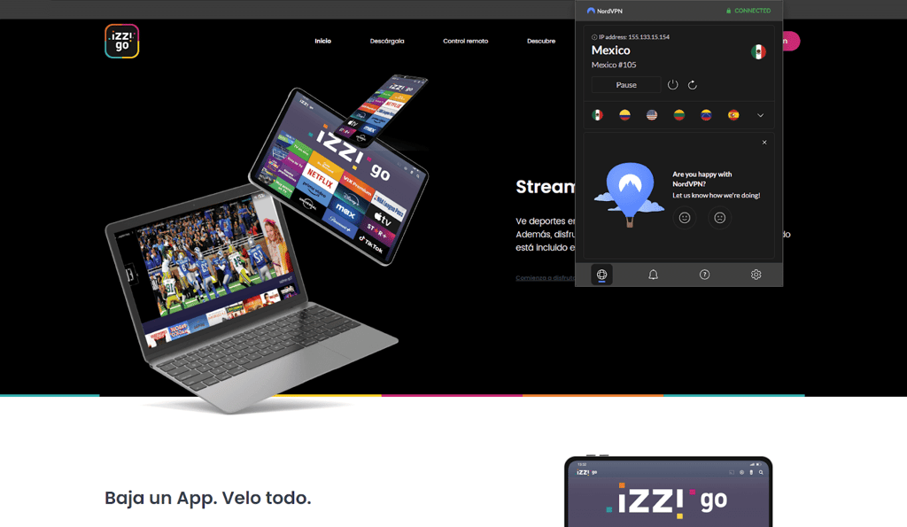 Cómo ver Izzi Go en Estados Unidos en 2026