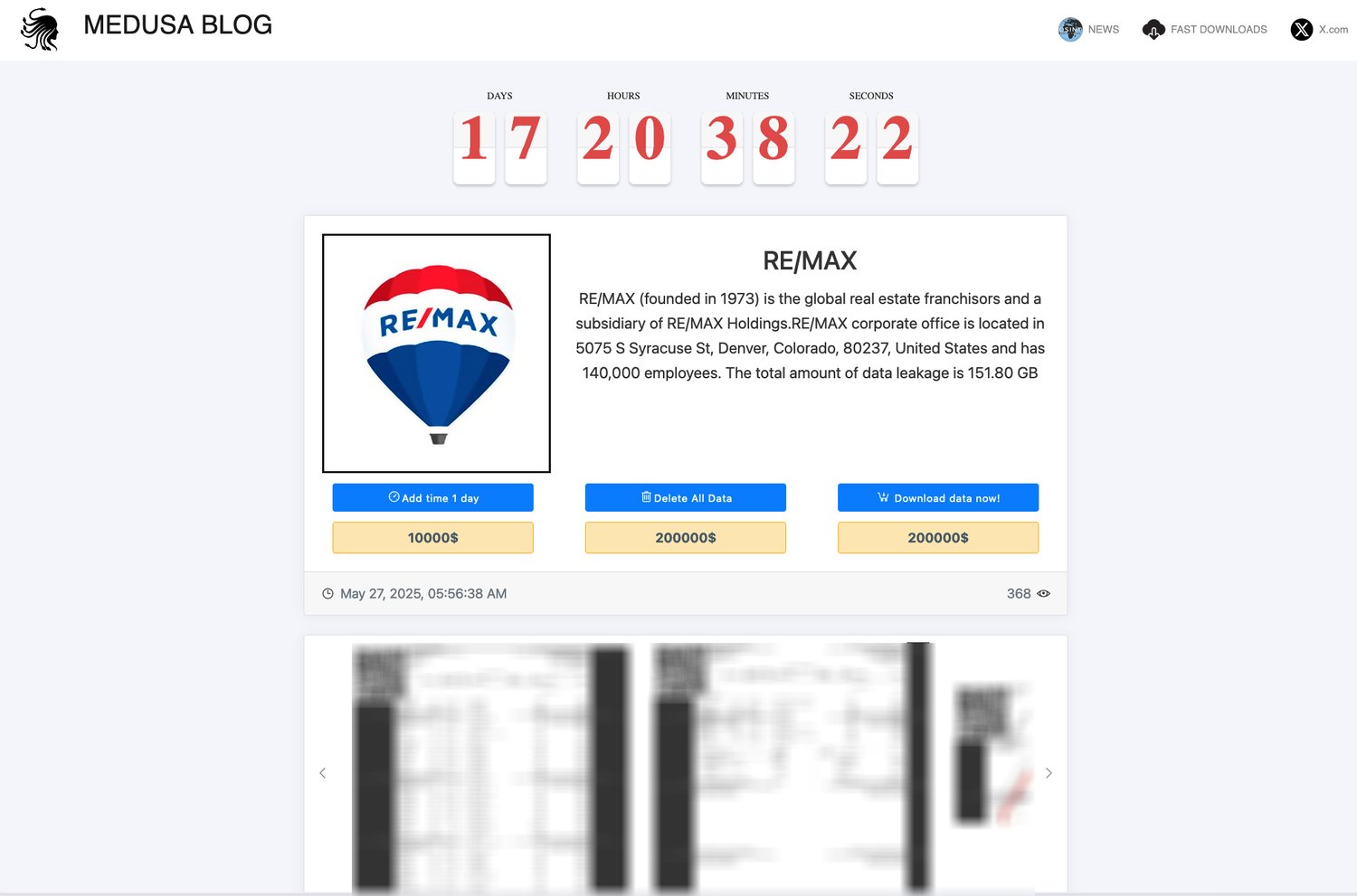 RE/MAX allegedly hit by hacker attack | Cybernews