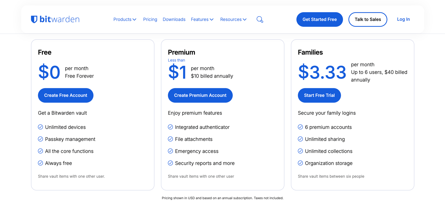 Bitwarden Black Friday 2025 – Premium Plans for $1/Month + Family Deal