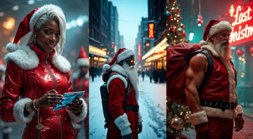 Santa from the 1960s to the 2050s: how much will the character change ...