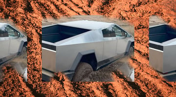 Tesla Cybertruck stuck in the mud| Cybernews